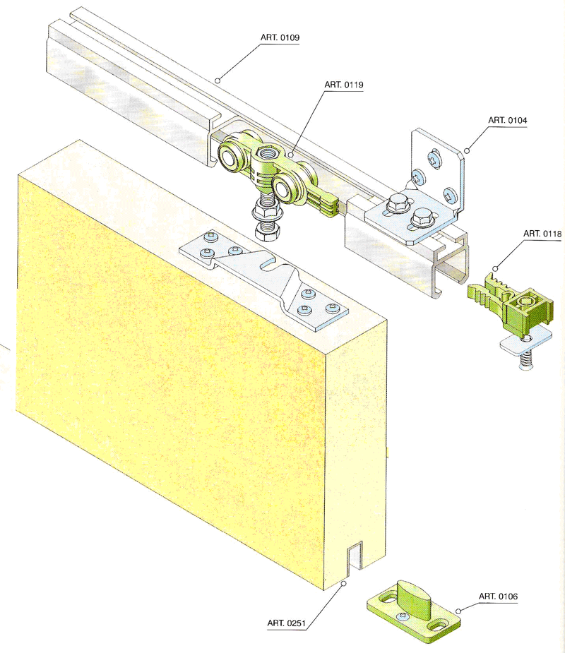 Механизмы раздвижных дверей SISCO SYSTEM